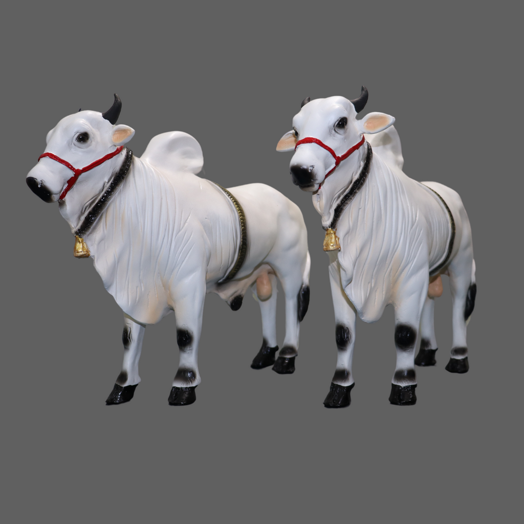 Ongole Bulls Pair - Large – Wheel Crafts